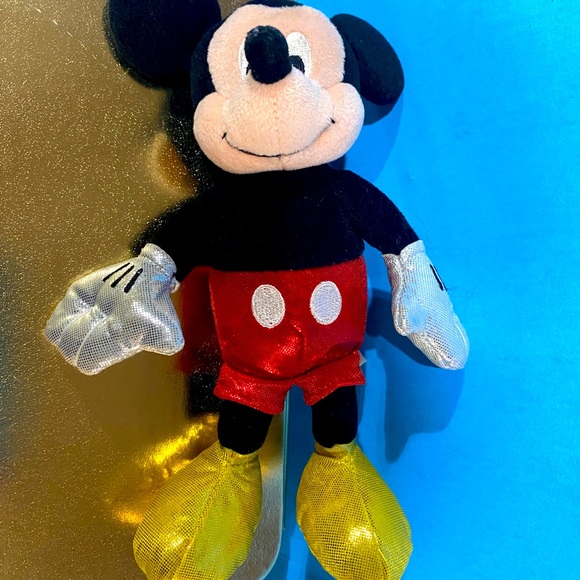Disney | Toys | Disney Ty Vtg 23 Sparkle Mickey Mouse Plush Shiny ...
